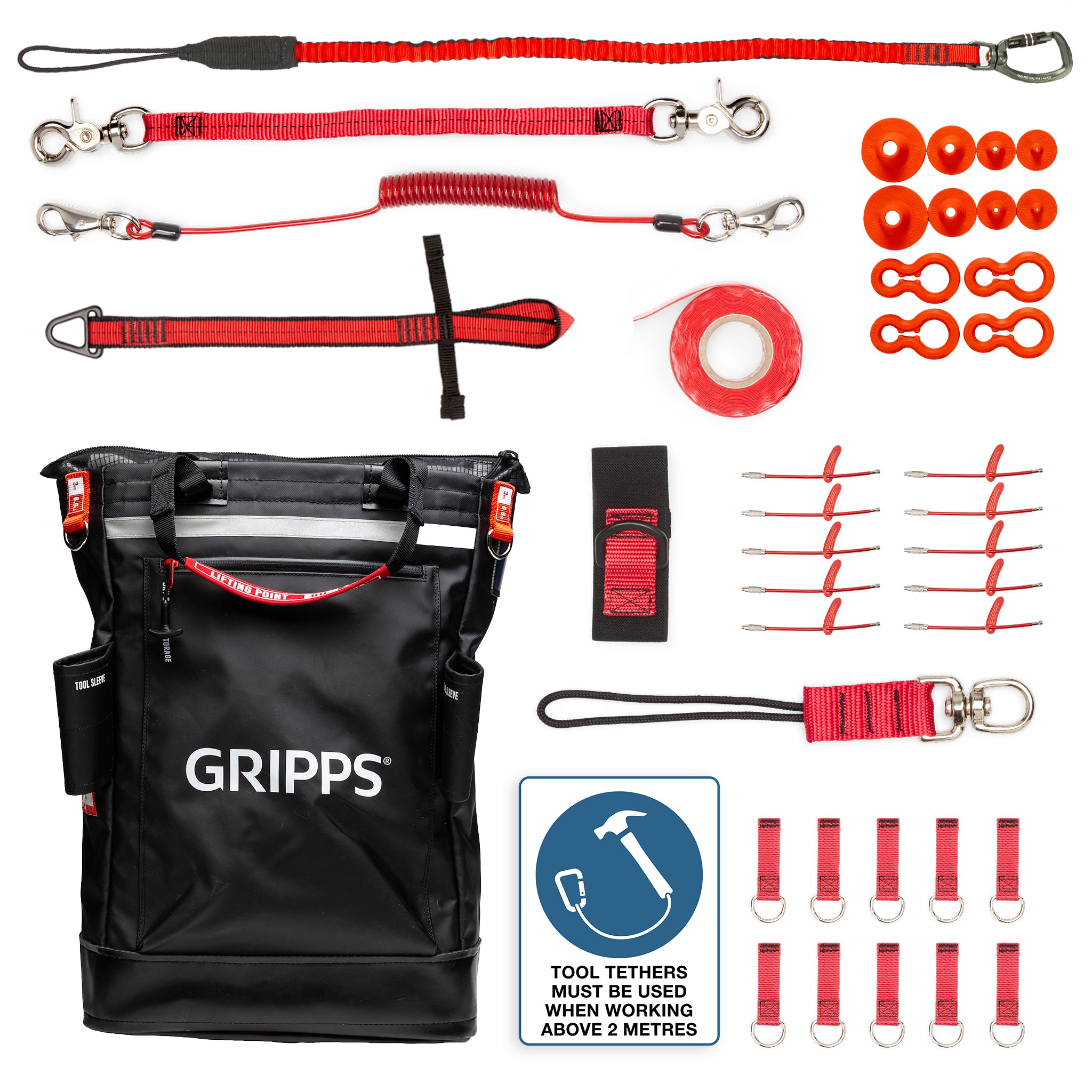 Mule Bag Kit - Tether Your Tools During MEWP Works. – GRIPPS Global